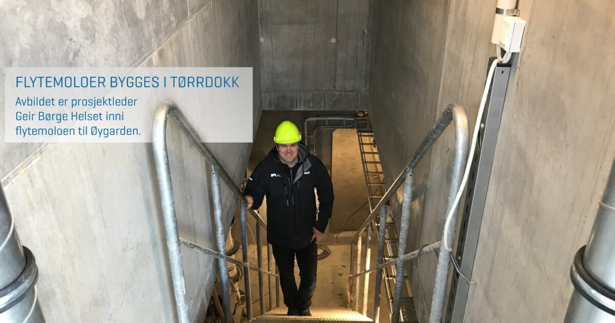 Ny tørrdokk hos Ulstein Betong Industri AS | Marina Solutions