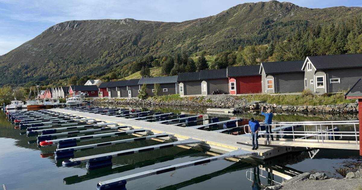 Fornying av havna til Godøy småbåtforening | Marina Solutions