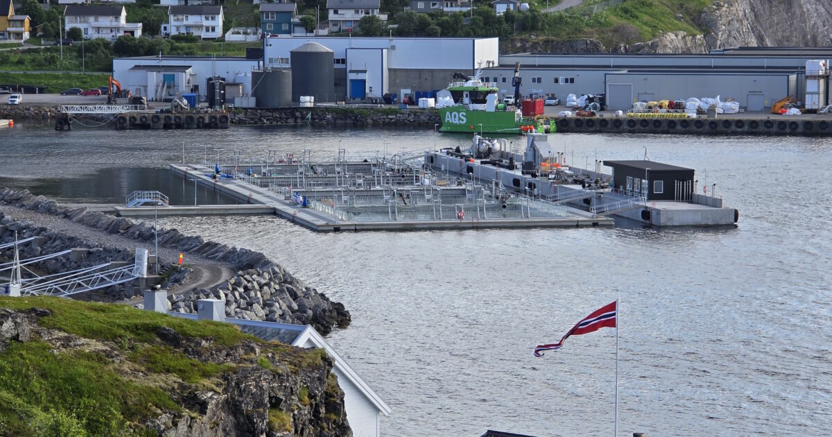 Komplett ventemerdsystem i betong til Cermaq… | Marina Solutions