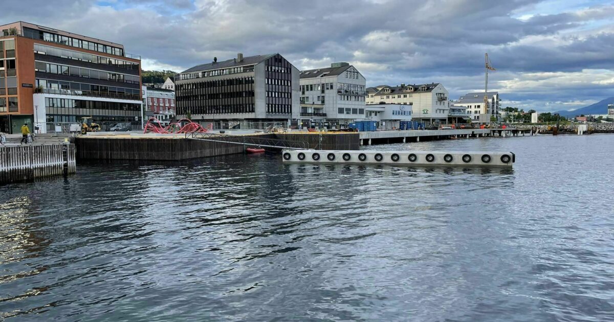 Heavy Duty betongbrygge til Molde | Marina Solutions